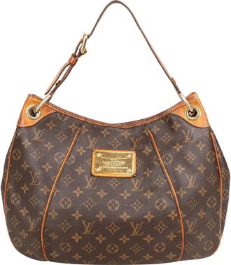 Louis Vuitton Crossbody Bags - Louis Vuitton Canvas Monogram Galliera PM Handbag - Gr. unisize - in Braun - f&uuml;r Damen
