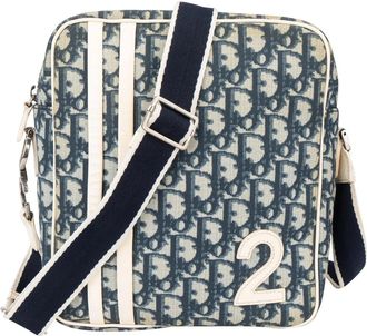 Dior Crossbody Bags - Christian Dior Trotter Monogram No. 2 Crossbody Ba - Gr. unisize - in Blau - f&uuml;r Damen