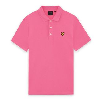 Lyle & Scott Plain Polo Shirt - - Tops - Herren - Rosa - L