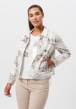 Tuzzi Nero Kurzjacke mit dekorativen Metallkn&ouml;pfen