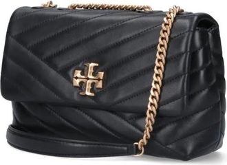Tory Burch Tory Burch Hobo Bags - Kira Small Shoulder Bag, In Black Lambskin - Gr. unisize - in Braun - f&uuml;r Damen