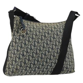 Dior Pre-owned Vintage Trotter Canvas Schultertasche - - Pre-owned - Damen - Blau - ONE SIZE