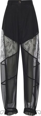 Pinko Pinko, Femme, Pantalons, Noir, Taille: 34 FR Wide Pantalons