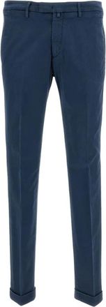 BRIGLIA 1949 Homme, Pantalons, Bleu, Taille: M Pantalon Chino