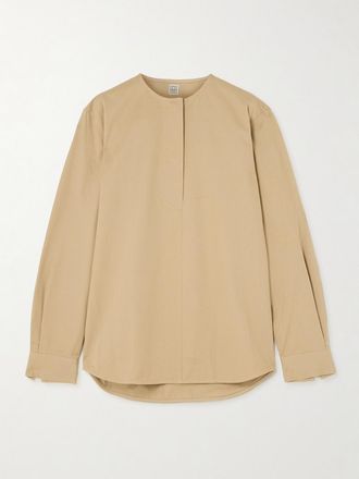 Toteme Oberteil Aus Biobaumwoll-twill - Neutral