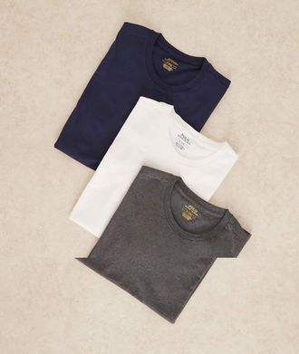 Polo Ralph Lauren Lot de 3 t-shirts - Gris/blanc/bleu marine-Multi