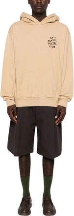 ANTI SOCIAL SOCIAL CLUB Homme, Sweatshirts et sweats &agrave; capuche, Brun, Taille: XL Polar Fleece Sweat &agrave; capuche