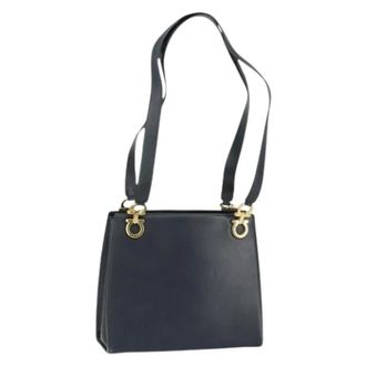 Ferragamo Pre-owned Ledertasche - - Pre-owned - Damen - Blau - ONE SIZE