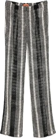 Missoni Femme, Pantalons, Multicolore, Taille: 38 FR Wide Pantalons