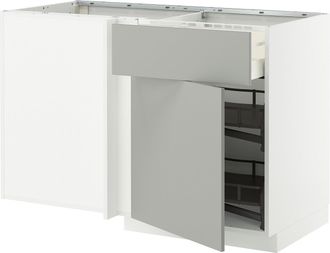 IKEA METOD / MAXIMERA Eckunterschrank m Schublade+Auszug