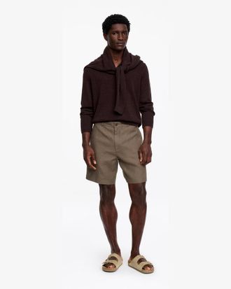 Arket Leinen-Shorts -Beige