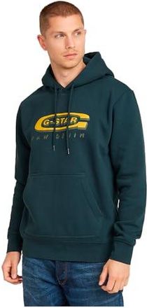 G-Star G-Star Homme Old skool logo hooded sweat, Bleu (legion blue D26347-D733-862), L