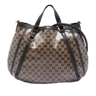 Gucci Pre-owned Abbey Satchel - Femme - Pre-owned - Brun - Taille: ONE Size