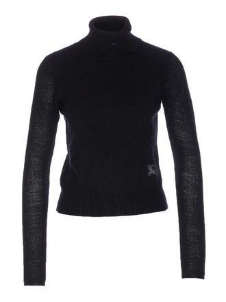 Burberry Pull Col Roulé - Noir