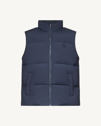 Jott Doudoune mixte sans manches esprit Puffer Marine Nagal - Taille XS