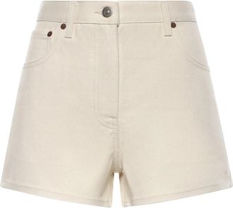 Valentino Garavani Femme, Shorts, Blanc, Taille: W28 Denim Shorts