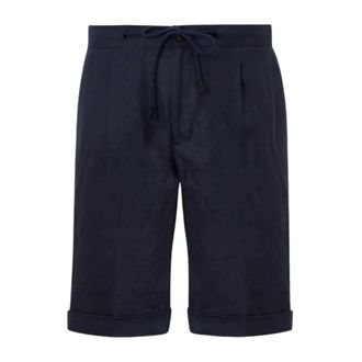 Gran Sasso Linen Shorts - - Shorts - Herren - Blau - 2XL