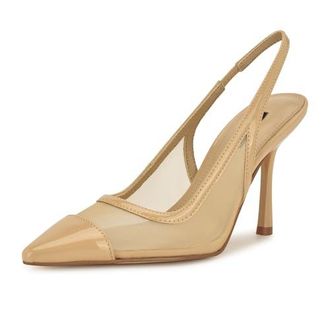 Nine West Femme Jermain Escarpins, Naturel Moyen 101, 38.5 EU