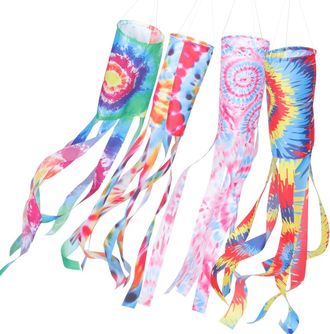 Yardwe Bunte Windsock Flagge Aus Polyester 100Cm Für Garten Terrasse Balkon - Leichtes Windspiel Dekoration Mit Charmantem Muster Für Außenbereich Fest Parad