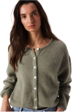 American Vintage Femme, Pulls, Vert, Taille: 40 FR Cardigan