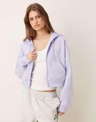 New Balance Trackside - Polaire &agrave; fermeture &eacute;clair - Violet