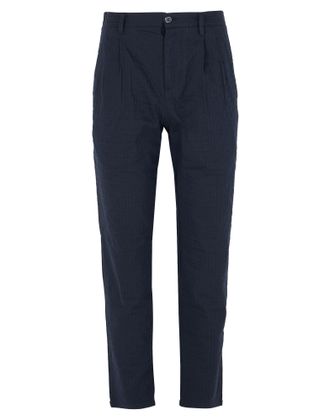 8 by YOOX SEERSUCKER PLEATED TROUSERS