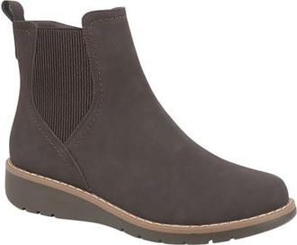 Jo & Joe Bottines Chelsea légères à enfiler avec soufflet latéral et semelle compensée Tailles 37-42, marron, 37 EU