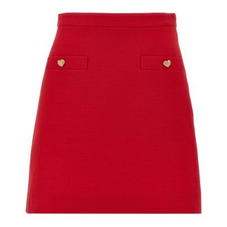 Valentino Garavani Crepe Couture Minirock - - Skirts - Damen - Rot - S