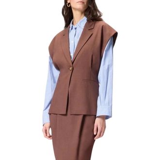 Pinko Pinko, Damen, Jacken, Braun, MGr&ouml;&szlig;e