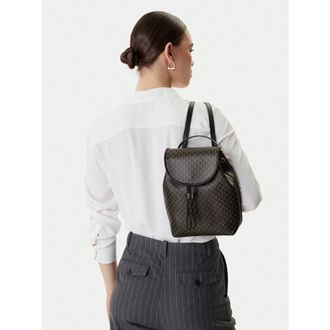 Calvin Klein Rucksack Calvin Klein Emblem Aop Mini Backpack LV04F3507G Schwarz