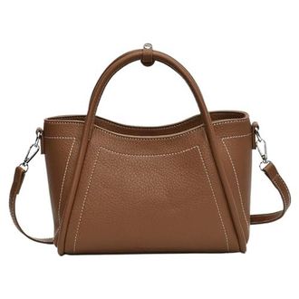 Generic Kexpery Sac &agrave; bandouli&egrave;re femme en couleur unie d&eacute;contract&eacute; pour usage quotidien Grand sac cabas pratique pour voyage ou travail