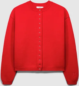 Roseanna Gilet Tinos Rouge