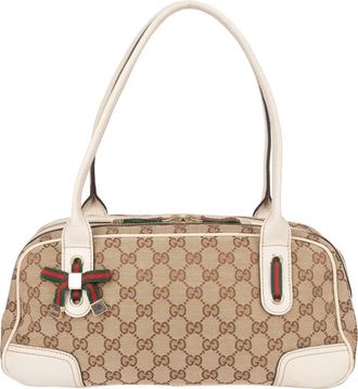 Gucci Crossbody Bags - Gucci GG Monogram Princy Handbag - Gr. unisize - in Braun - für Damen