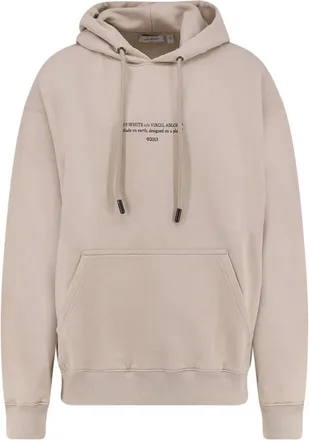 Off-white Homme, Sweatshirts et sweats &agrave; capuche, Beige, Taille: S Statement Skate Sweat &agrave; capuche