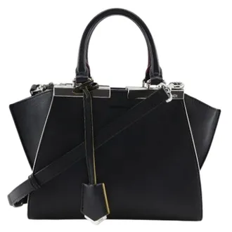 Fendi Sac &agrave; main vintage en cuir Pre-owned - Femme - Pre-owned - Noir - Taille: ONE Size