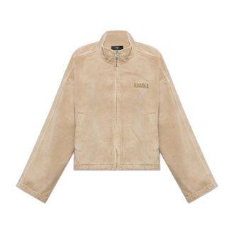 Amiri Denimjacke mit Stehkragen - - Jackets - Damen - Beige - M