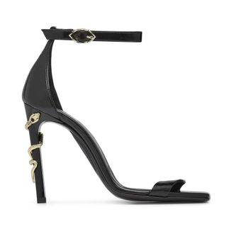 Fabi Schwarze Iconic Snake Sandalen - - Shoes - Damen - Schwarzk - 37 EU