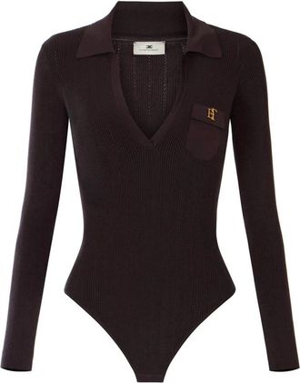 Elisabetta Franchi Damen, Oberteile, Braun, XSGr&ouml;&szlig;e