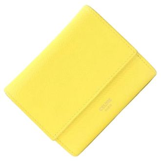 Celine Portefeuille Vintage Pre-owned (trois volets) - Femme - Pre-owned - Jaune - Taille: ONE Size