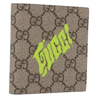 Gucci Portefeuille Pre-owned en plastique - Femme - Pre-owned - Beige - Taille: ONE Size