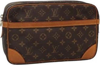 Louis Vuitton Pre-owned Toile pochettes-minaudieres - Femme - Pre-owned - Brun - Taille: ONE Size