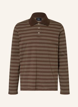 A.P.C. Rugbyshirt braun