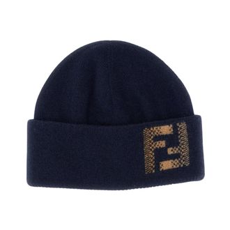 Fendi Beanie - - Accessories - unisex - Blau - S