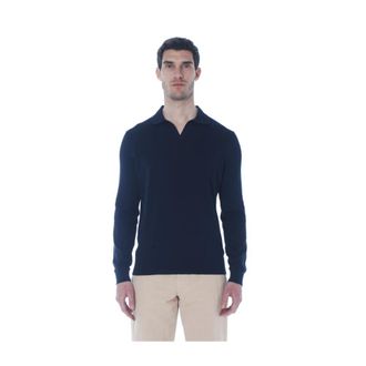 Gran Sasso Polo Skipper - - Knitwear - Herren - Blau - 2XL
