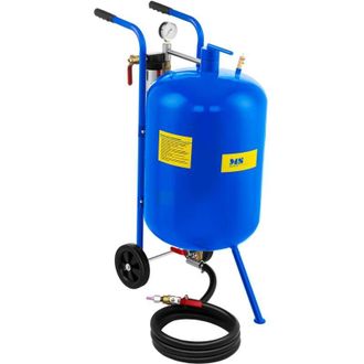 MSW Bike Accessories Mobiles Sandstrahlger&auml;t, Siphon-Sandstrahlger&auml;t auf R&auml;dern, 79 L MSW