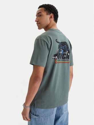 Rvca T-Shirt Penstation EVYZT00280 Gr&uuml;n Relaxed Fit