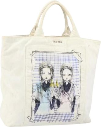 Miu Miu Damen, Pre-Owned, Wei&szlig;, ONE SIZEGr&ouml;&szlig;e