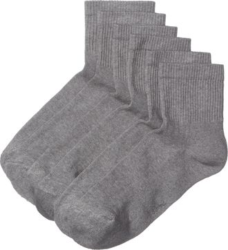My Way MyWay Herren Kurzsocken, 3er Pack, Gr. 43/46, Grau (grey melange 150)