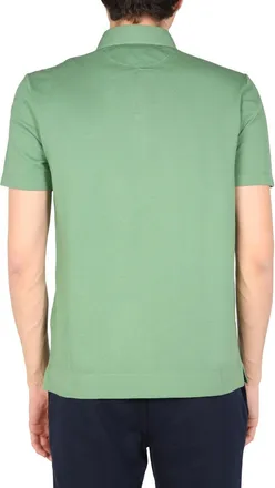 Ballantyne Logo-Embroidered Cotton Polo - Green