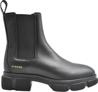 Copenhagen Stiefel - Sole Lace-Up Boots With Design - Gr. 36 (EU) - in Schwarz - für Damen